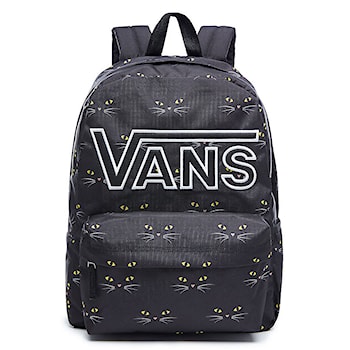 Backpack Vans Realm Flying V black cat | Snowboard Zezula