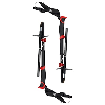 Telescopic Poles Burton BD Compactor Pole black/red | Snowboard Zezula