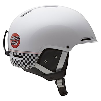 Snowboard Helmet Giro Battle white santa cruz retro | Snowboard Zezula