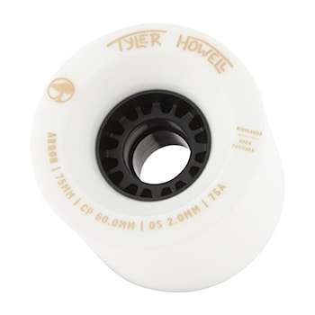 Longboard kolieska Arbor Highlands Tyler Howell white | Snowboard Zezula