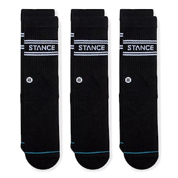 Ponožky Stance Basic 3 Pack Crew black | Snowboard Zezula