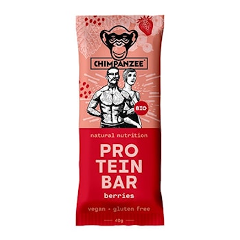 Energetická tyčinka Chimpanzee Bio Protein Bar Berries | Snowboard Zezula