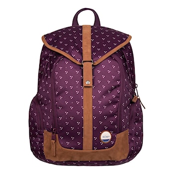 Batoh Roxy Ready To Win kimono dots combo italian plum | Snowboard Zezula