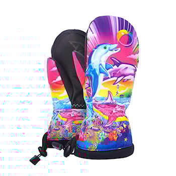 Snowboard Gloves Celtek Bitten By A Lil Mitten lisa frank dolphins ...
