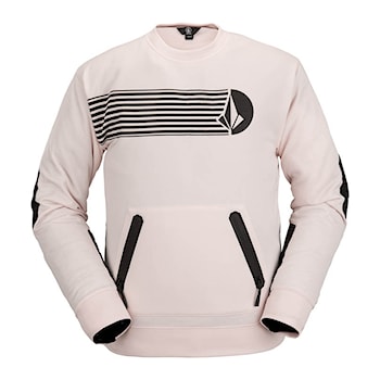 Technická mikina Volcom Let It Storm Crew party pink | Snowboard Zezula