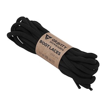 Shoelaces Gravity Boot Laces black | Snowboard Zezula