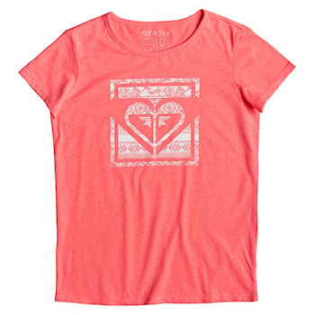 Tričko Roxy Galaxy Light Tropical Wax Heart neon grapefruit | Snowboard ...
