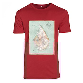 T-shirt Volcom Mapstone drip red | Snowboard Zezula