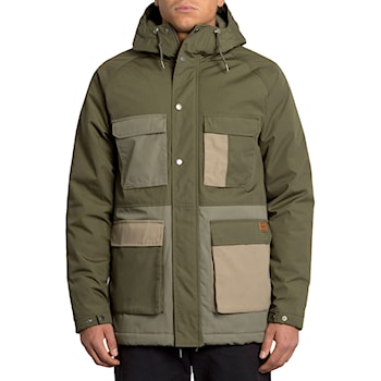 Winter Jacket Volcom Renton Winter 5K army green combo | Snowboard Zezula