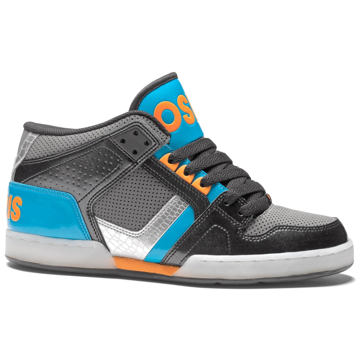Tenisky Osiris Nyc 83 Mid black/chr/blue | Snowboard Zezula