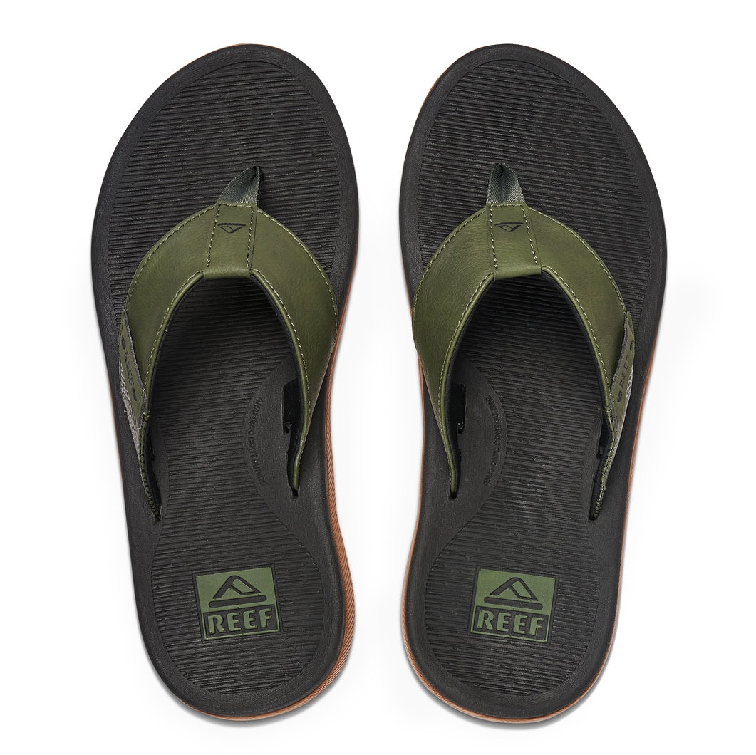 Žabky REEF Santa Ana olive/gum | Snowboard Zezula