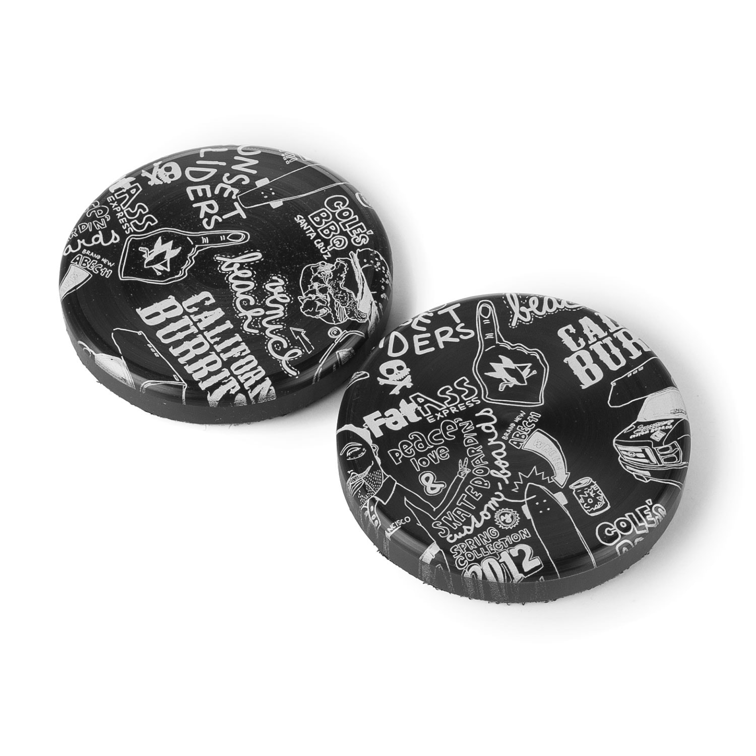 Puky na longboard Custom Pucks black | Snowboard Zezula