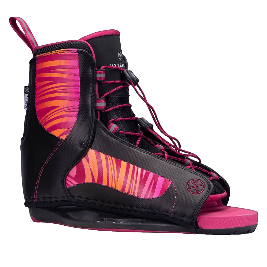 Vázání na wakeboard Hyperlite Jinx black/pink | Snowboard Zezula